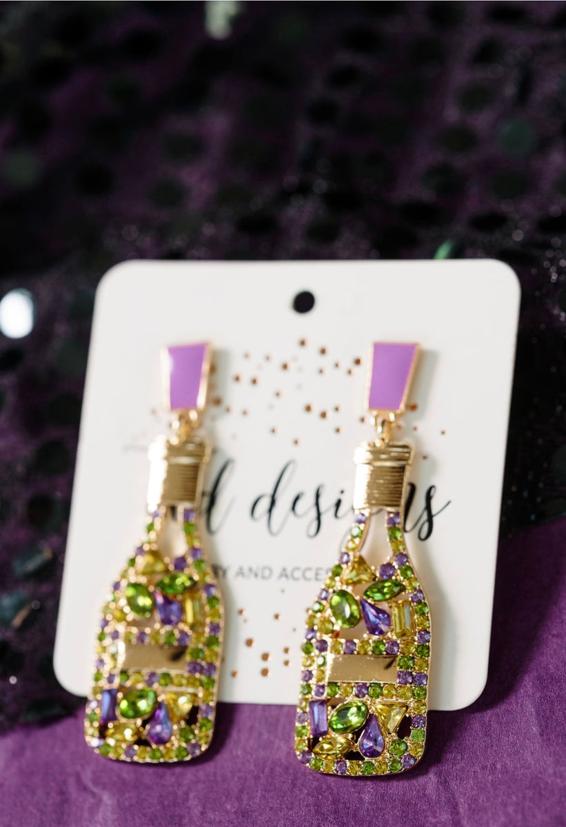 Mardi Gras Champagne Bottles – TLD Designs